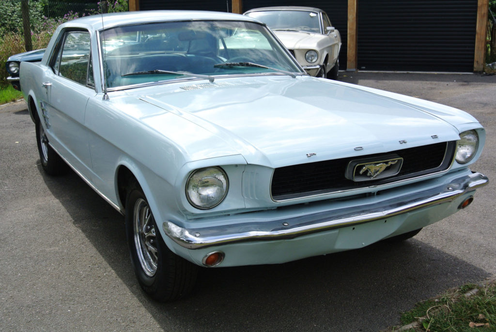SOLD: 1966 Arcadian Blue Ford Mustang V8 Auto Coupe PROJECT - Oakwood ...