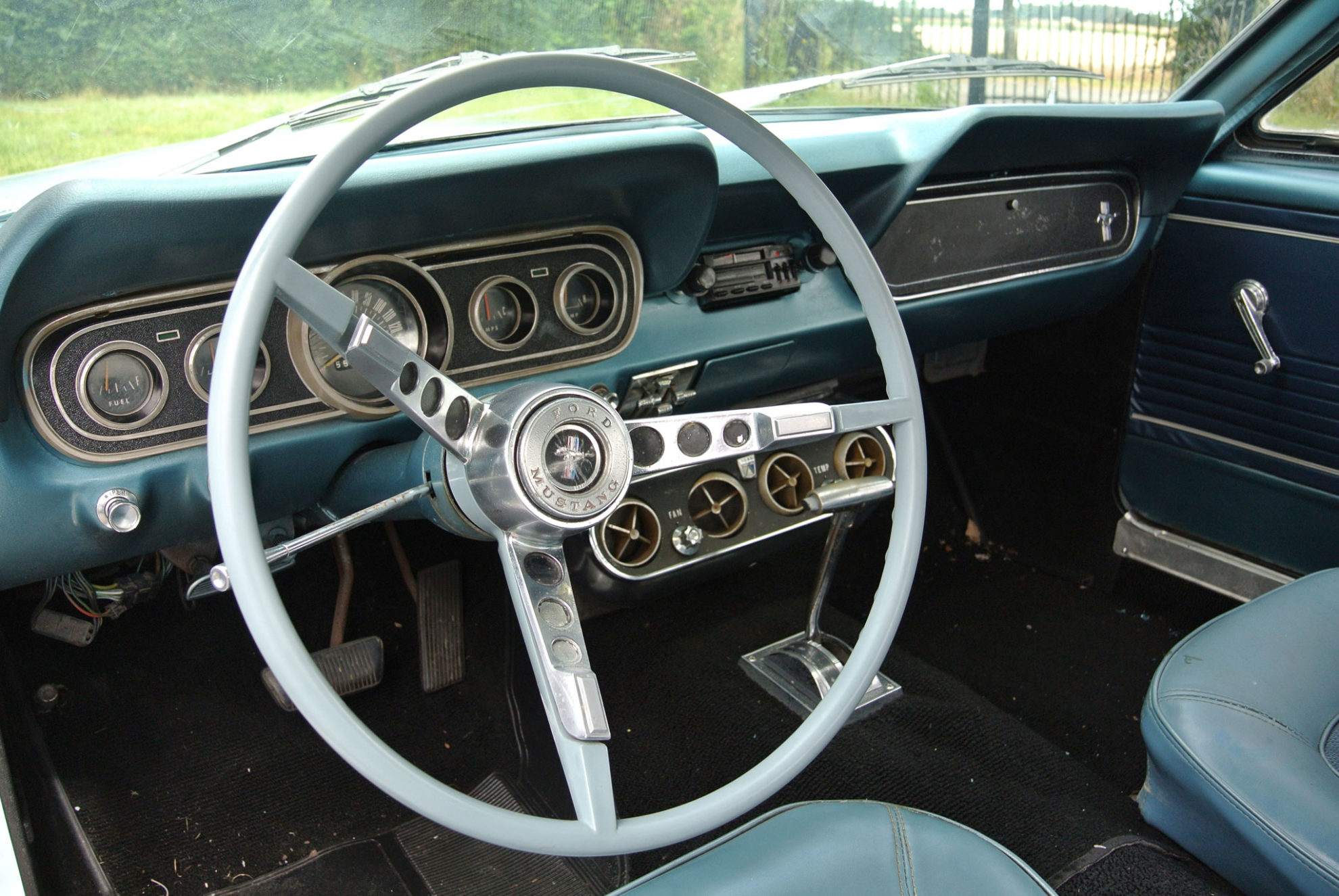SOLD: 1966 Arcadian Blue Ford Mustang V8 Auto Coupe PROJECT - Oakwood ...