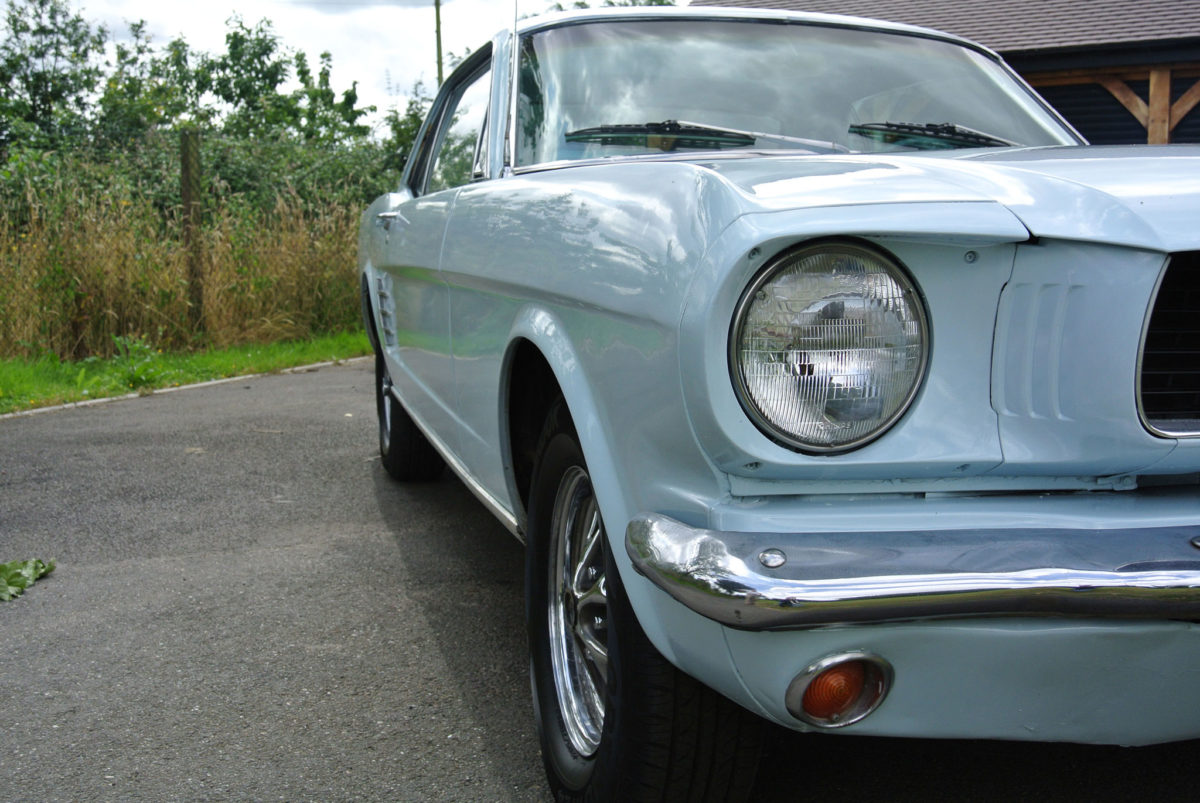 SOLD: 1966 Arcadian Blue Ford Mustang V8 Auto Coupe PROJECT - Oakwood ...