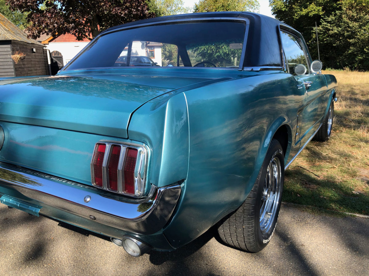SOLD: 1966 Turquoise Ford Mustang V8 Manual - Oakwood Classics
