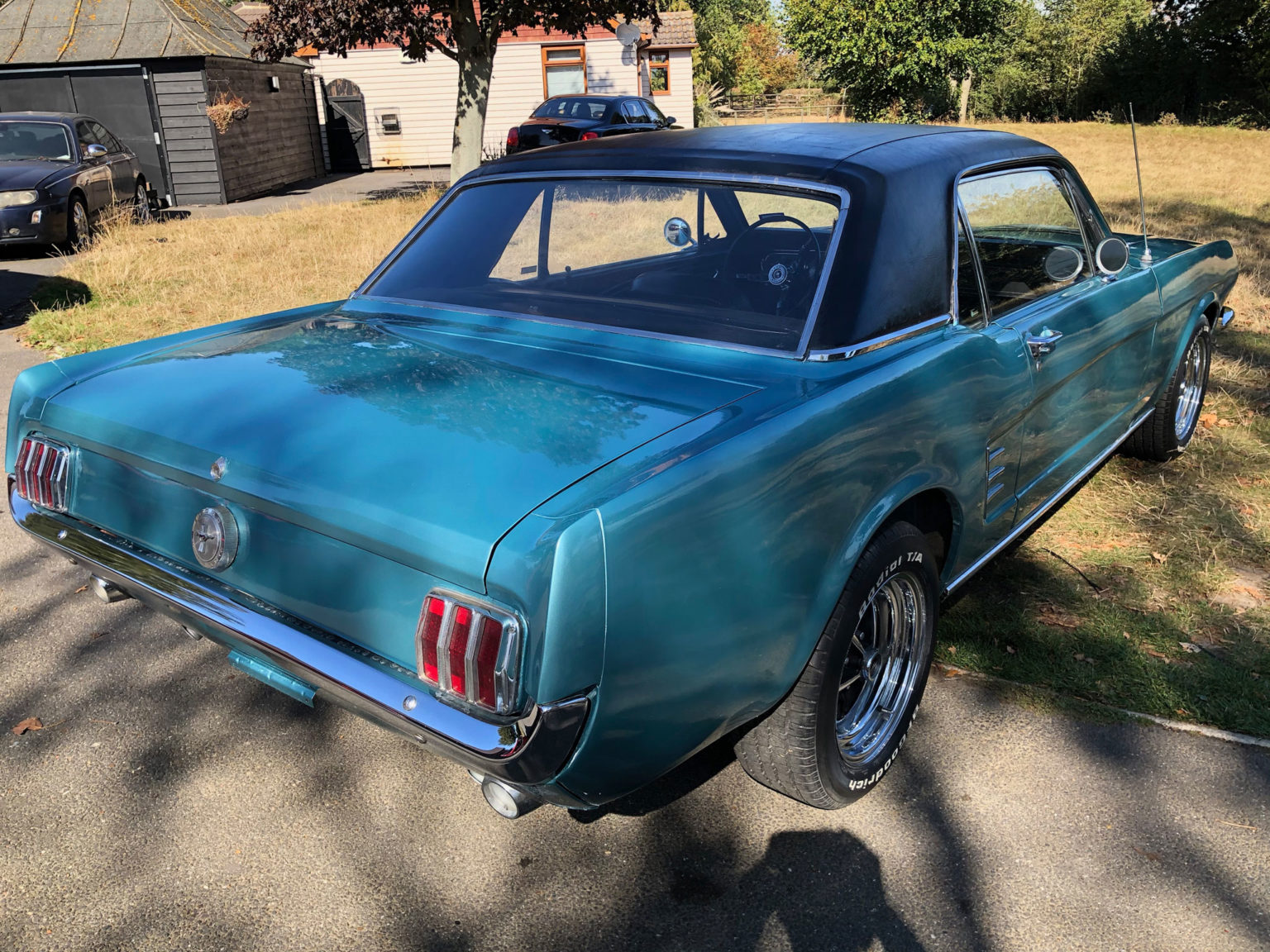 SOLD: 1966 Turquoise Ford Mustang V8 Manual - Oakwood Classics