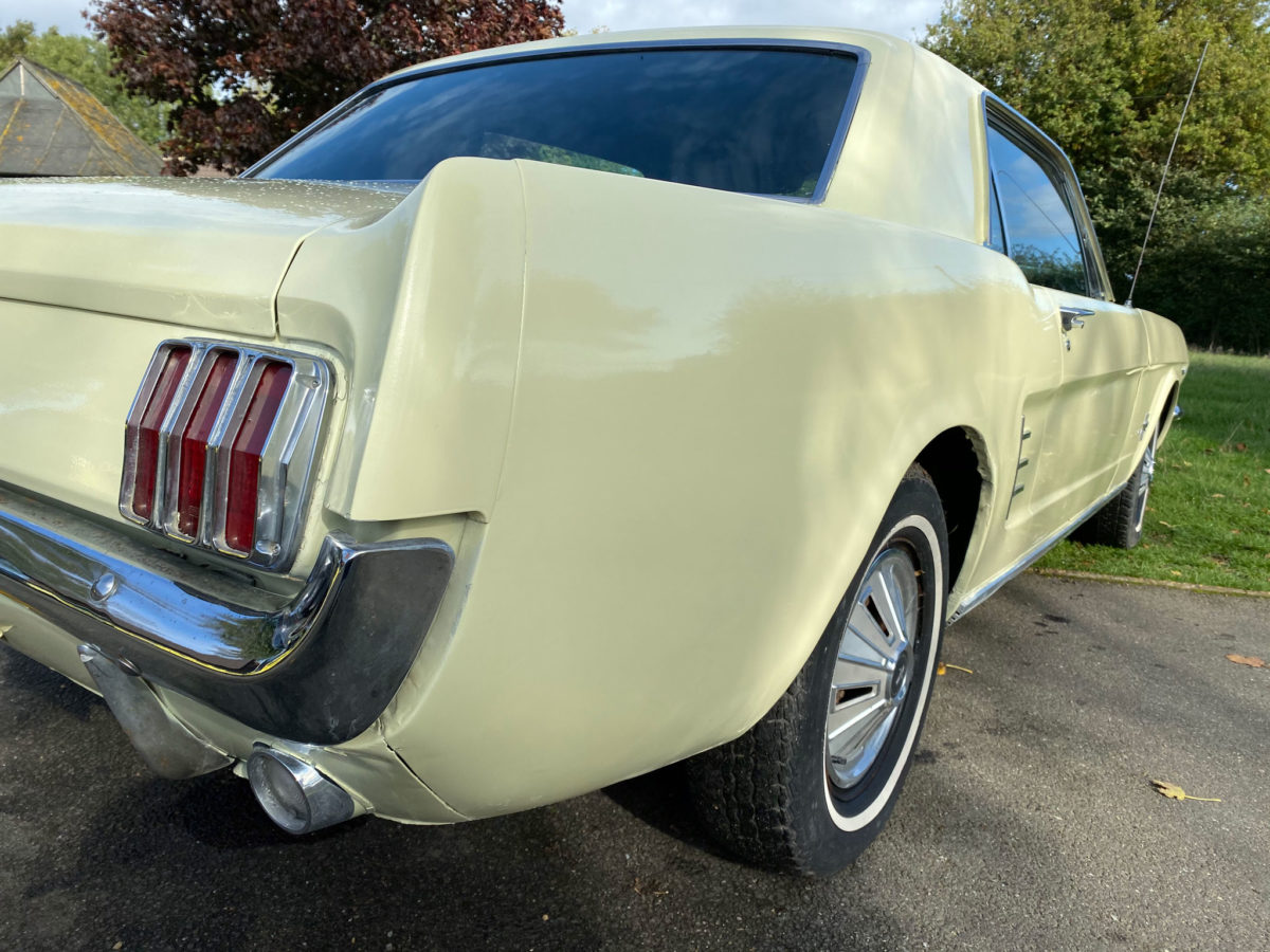 SOLD: 1966 V8 Auto Ford Mustang Springtime Yellow PROJECT - Oakwood ...