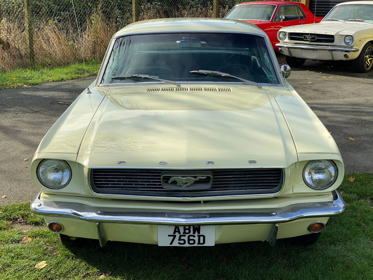 SOLD: 1966 V8 Auto Ford Mustang Springtime Yellow PROJECT - Oakwood ...