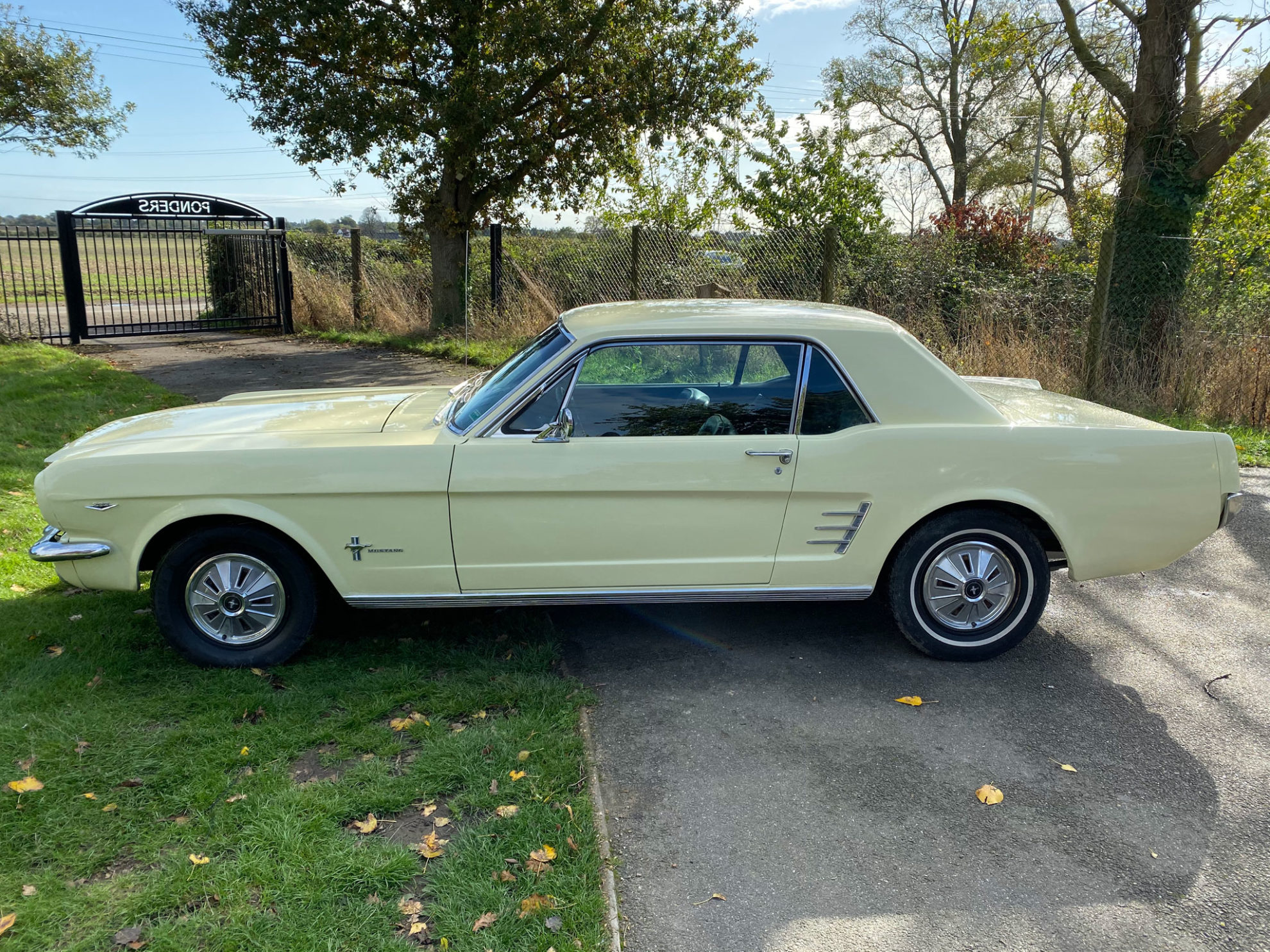 SOLD: 1966 V8 Auto Ford Mustang Springtime Yellow PROJECT - Oakwood ...