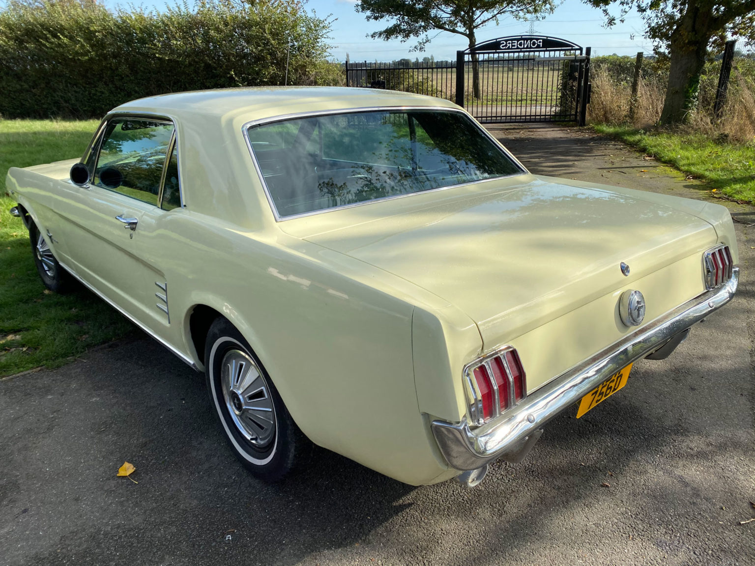 SOLD: 1966 V8 Auto Ford Mustang Springtime Yellow PROJECT - Oakwood ...
