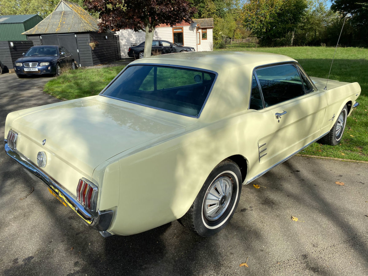 SOLD: 1966 V8 Auto Ford Mustang Springtime Yellow PROJECT - Oakwood ...