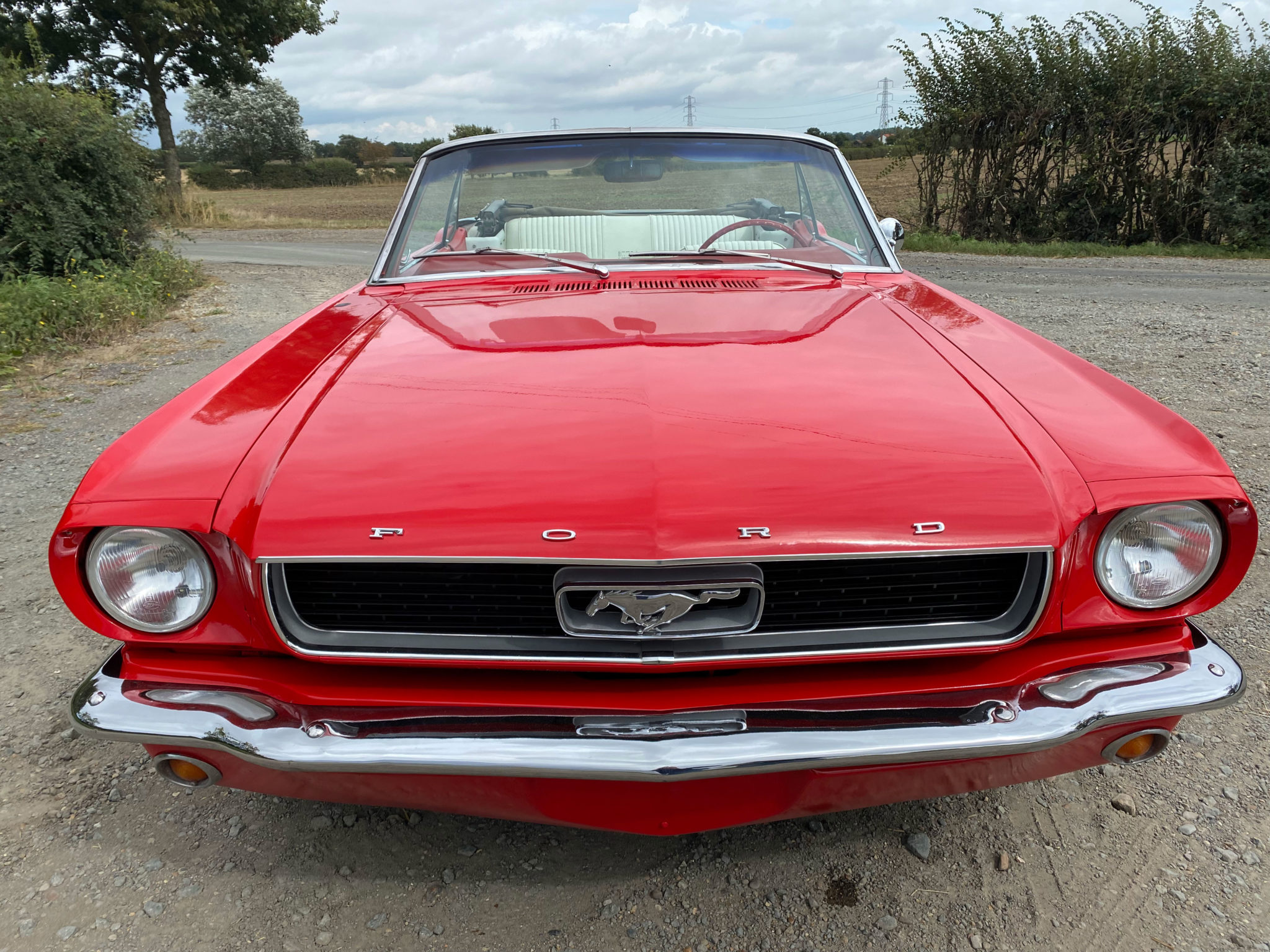 1966 Red Ford Mustang V8 Convertible Auto PROJECT - Oakwood Classics