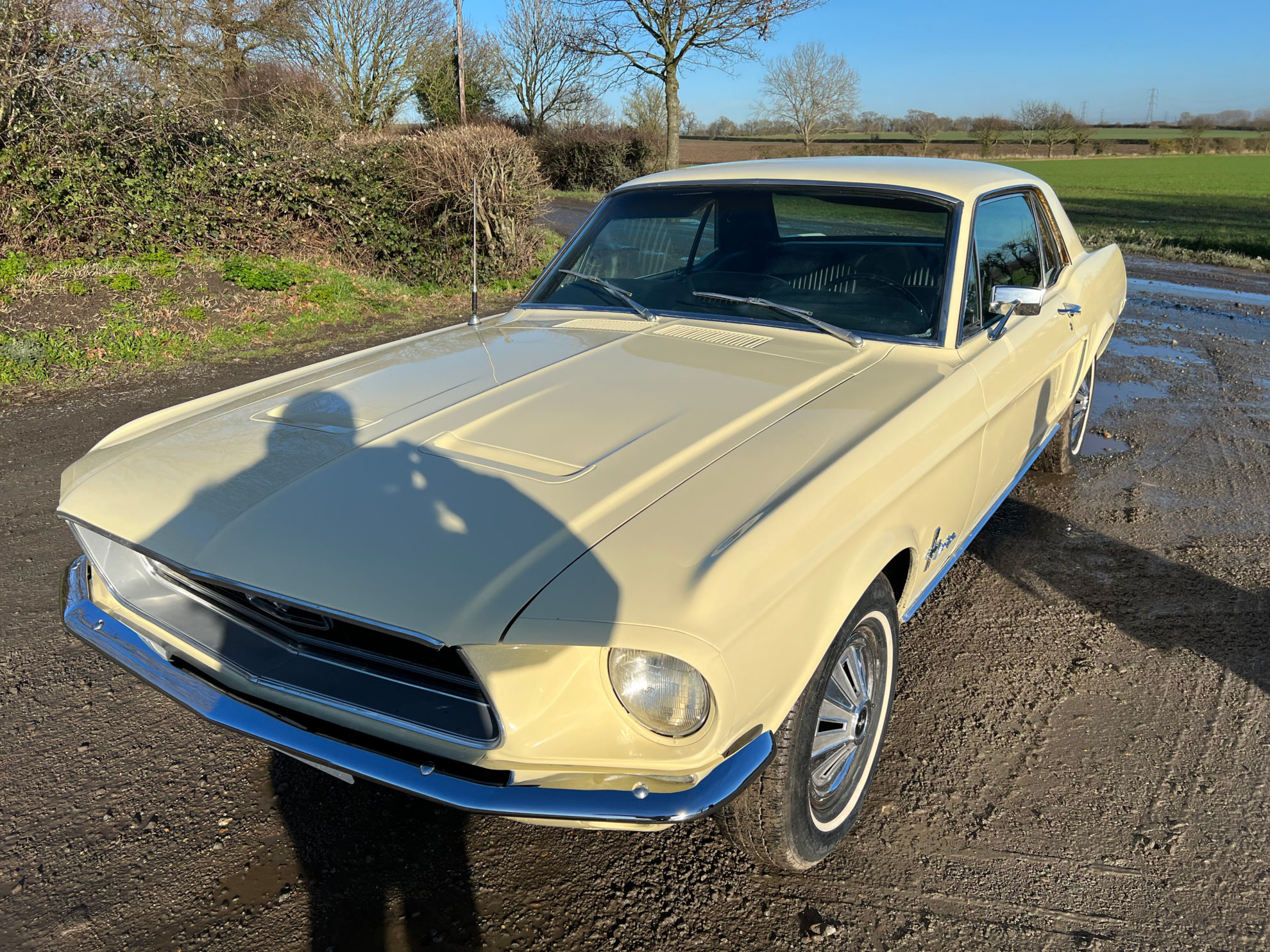 1968 Ford Mustang V8 Auto Meadowlark Yellow PROJECT - Oakwood Classics