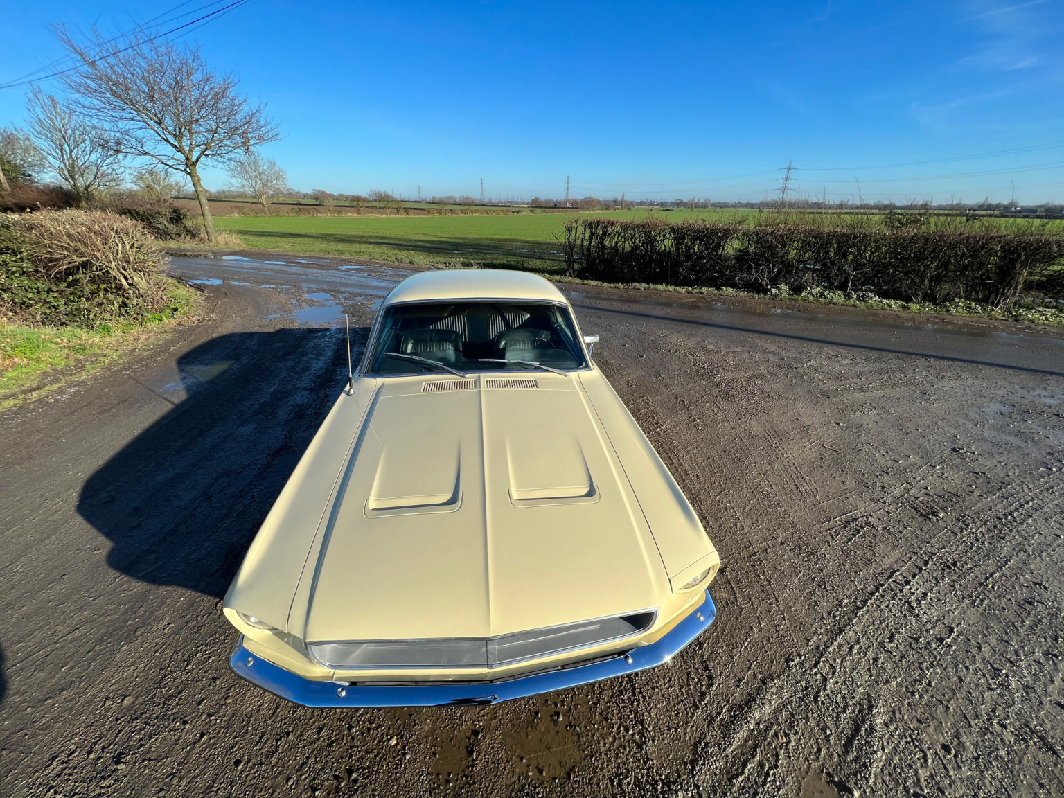 1968 Ford Mustang V8 Auto Meadowlark Yellow PROJECT - Oakwood Classics