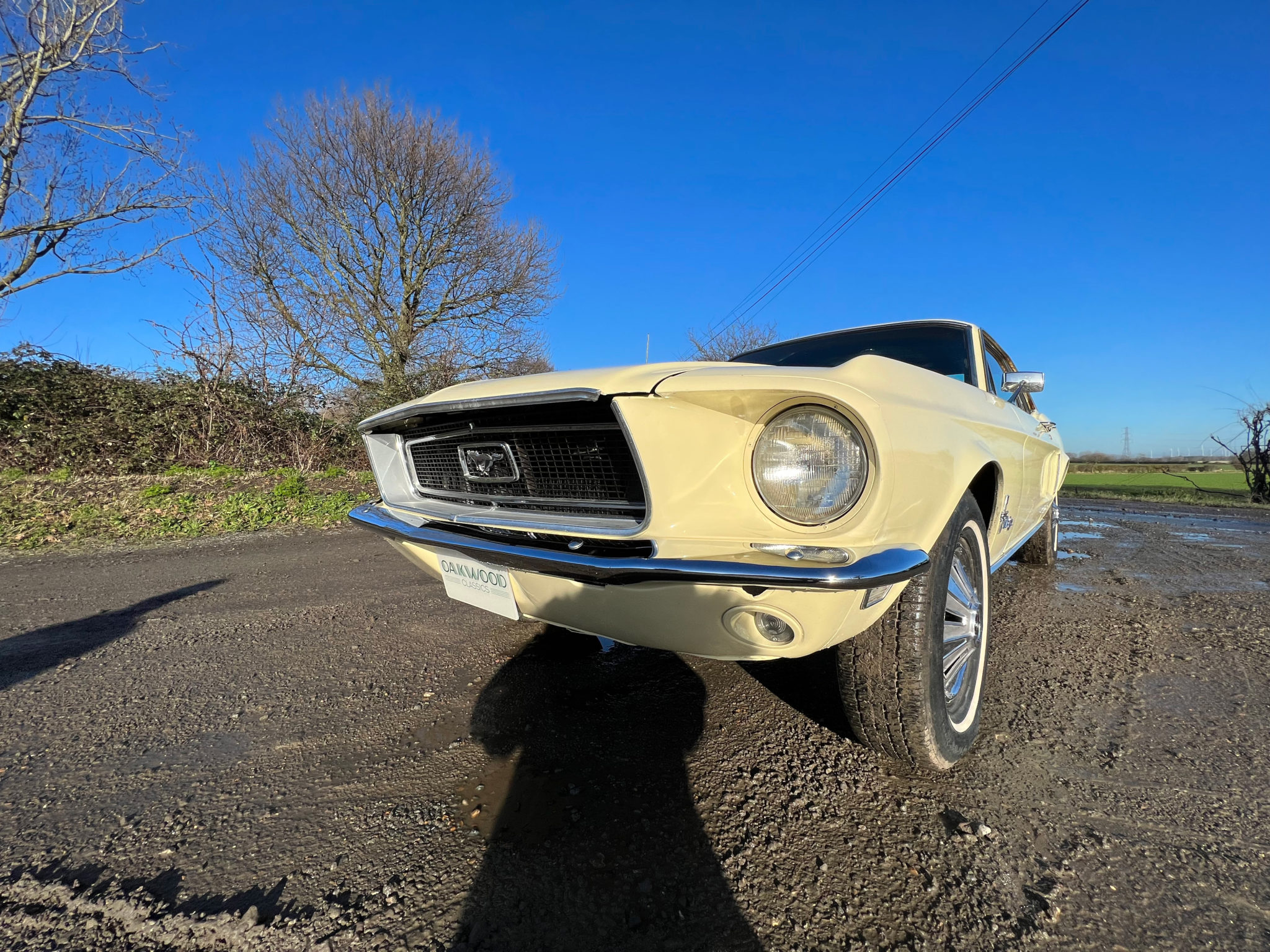 1968 Ford Mustang V8 Auto Meadowlark Yellow PROJECT - Oakwood Classics